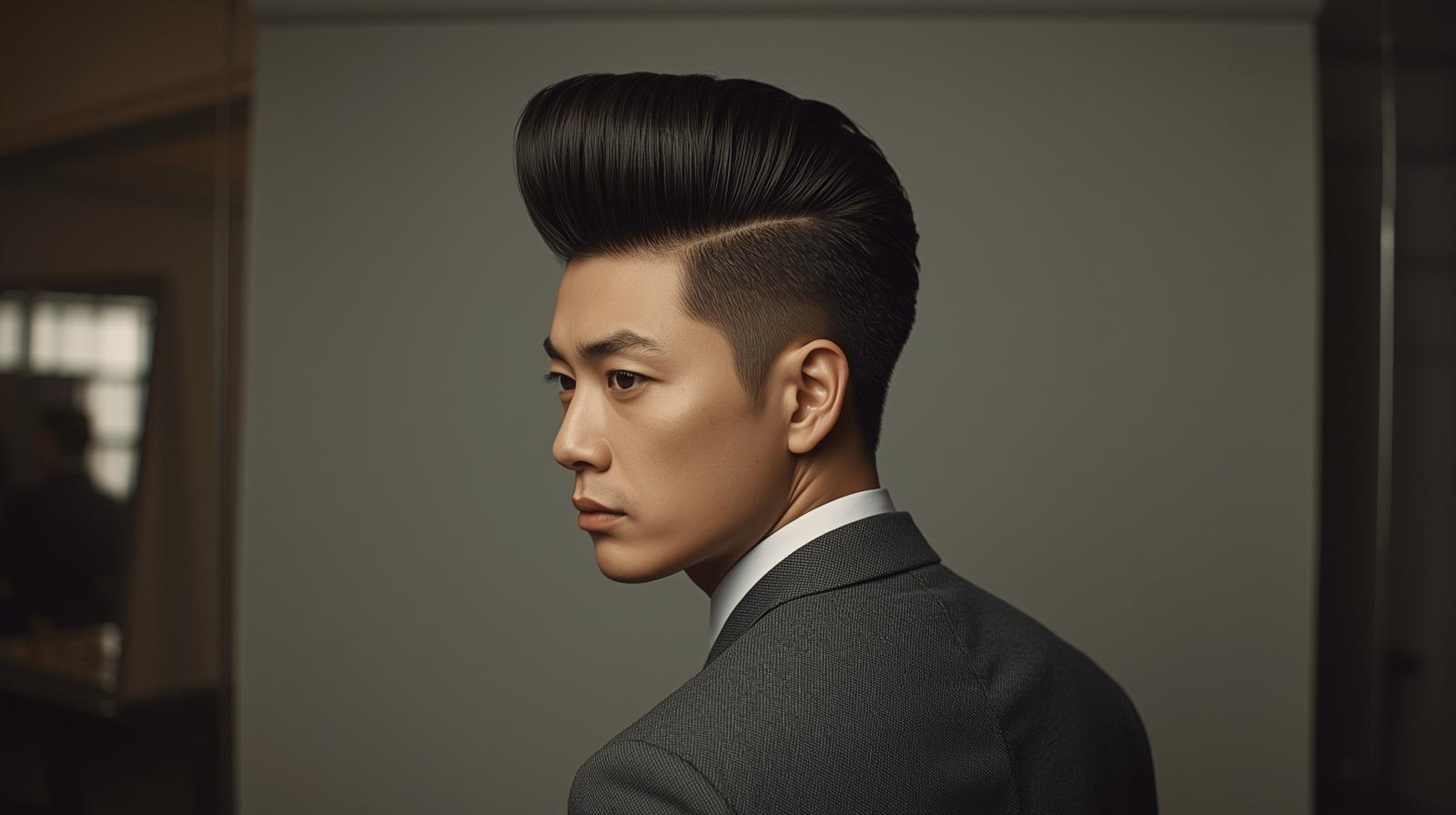 Asian Men Haircut