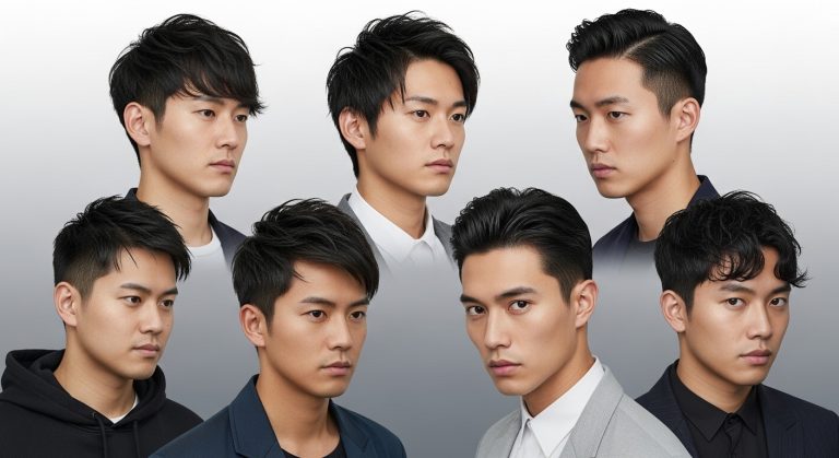 Asian Men Haircut